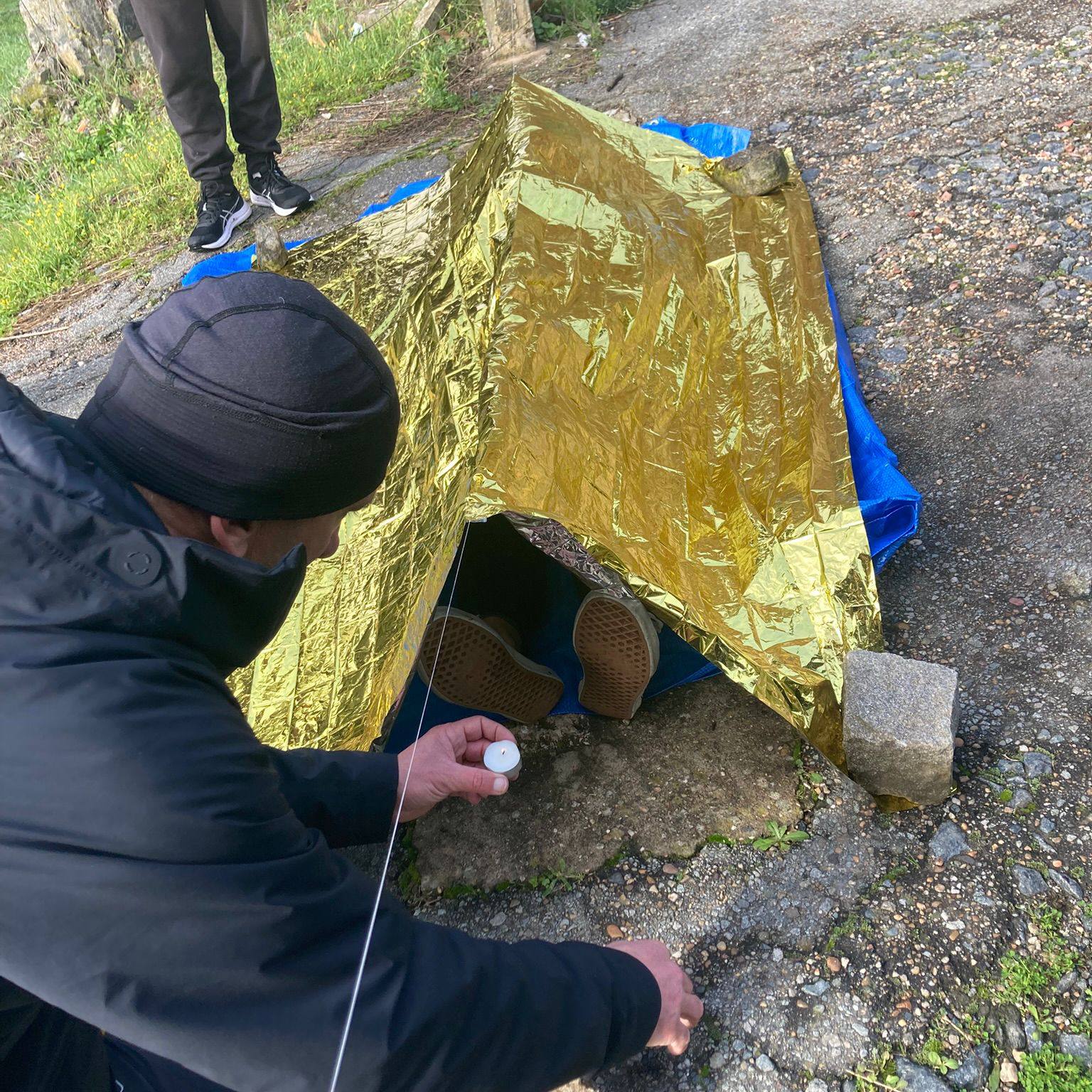 Baliza do CD Beja Sub-12 B mais protegida com os novos guarda-redes